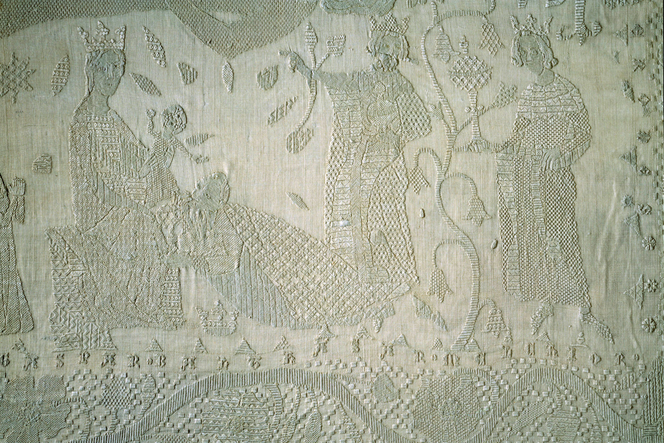 Medieval Embroidered Textiles in Whitework - Medieval Histories