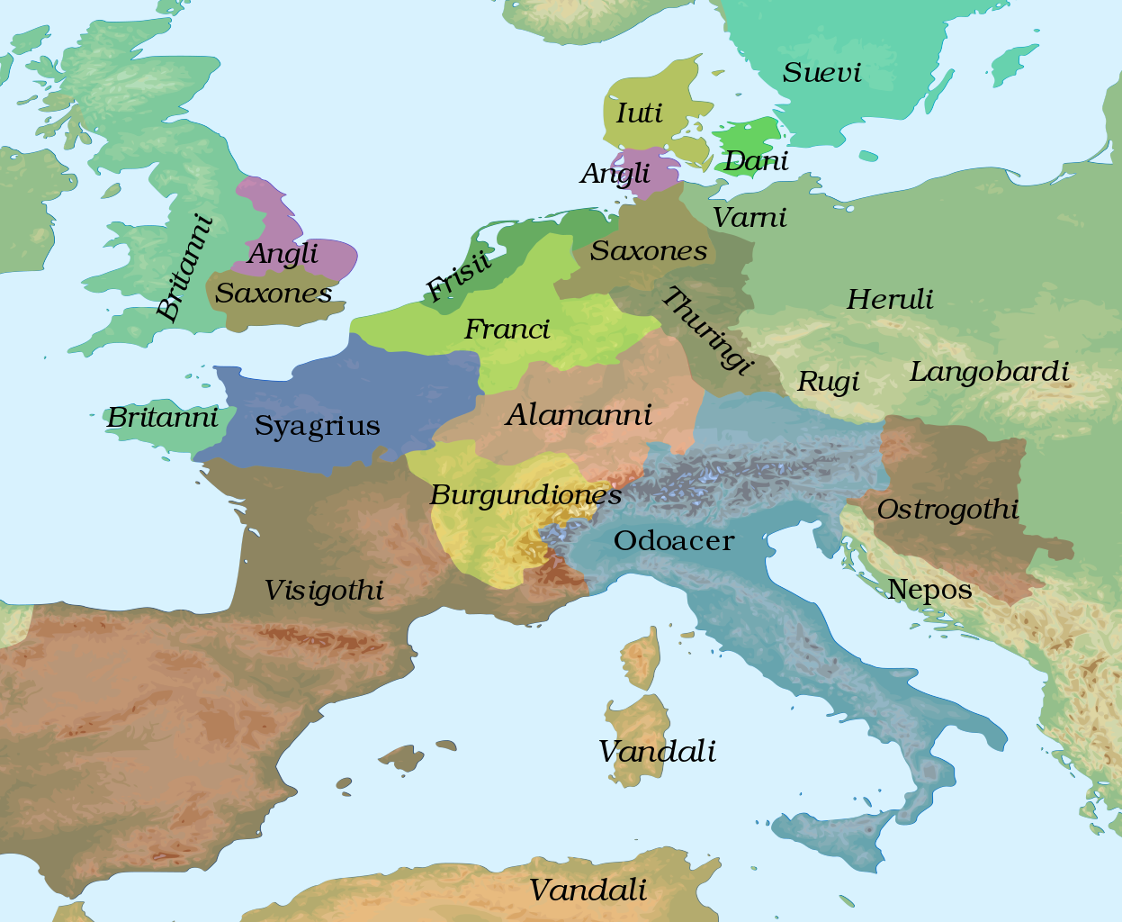 Franks A Germanic Tribe That Conquered Presentday France