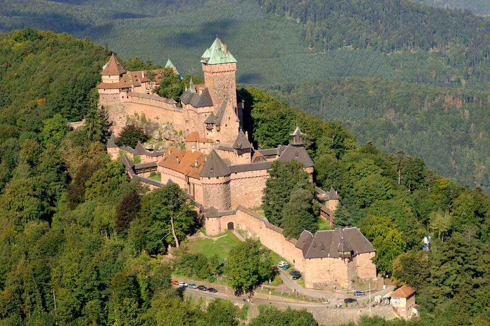 The Royal Castle in Alsace - Château du Haut-Kœnigsbourg — Medieval ...