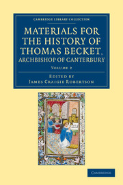 Thomas Becket - Major Exhibition — Medieval Histories