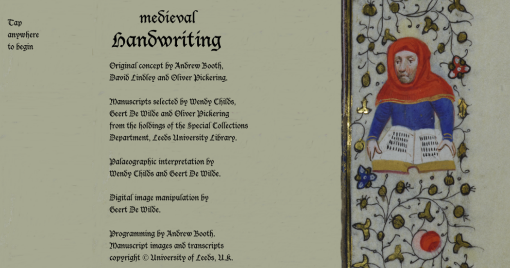Medieval Handwriting App - Medieval Histories Medieval Handwriting App - Medieval Histories